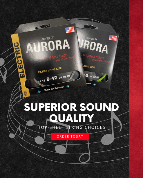 Aurora Strings: The Original Guitar and Bass String Wire – AuroraStrings